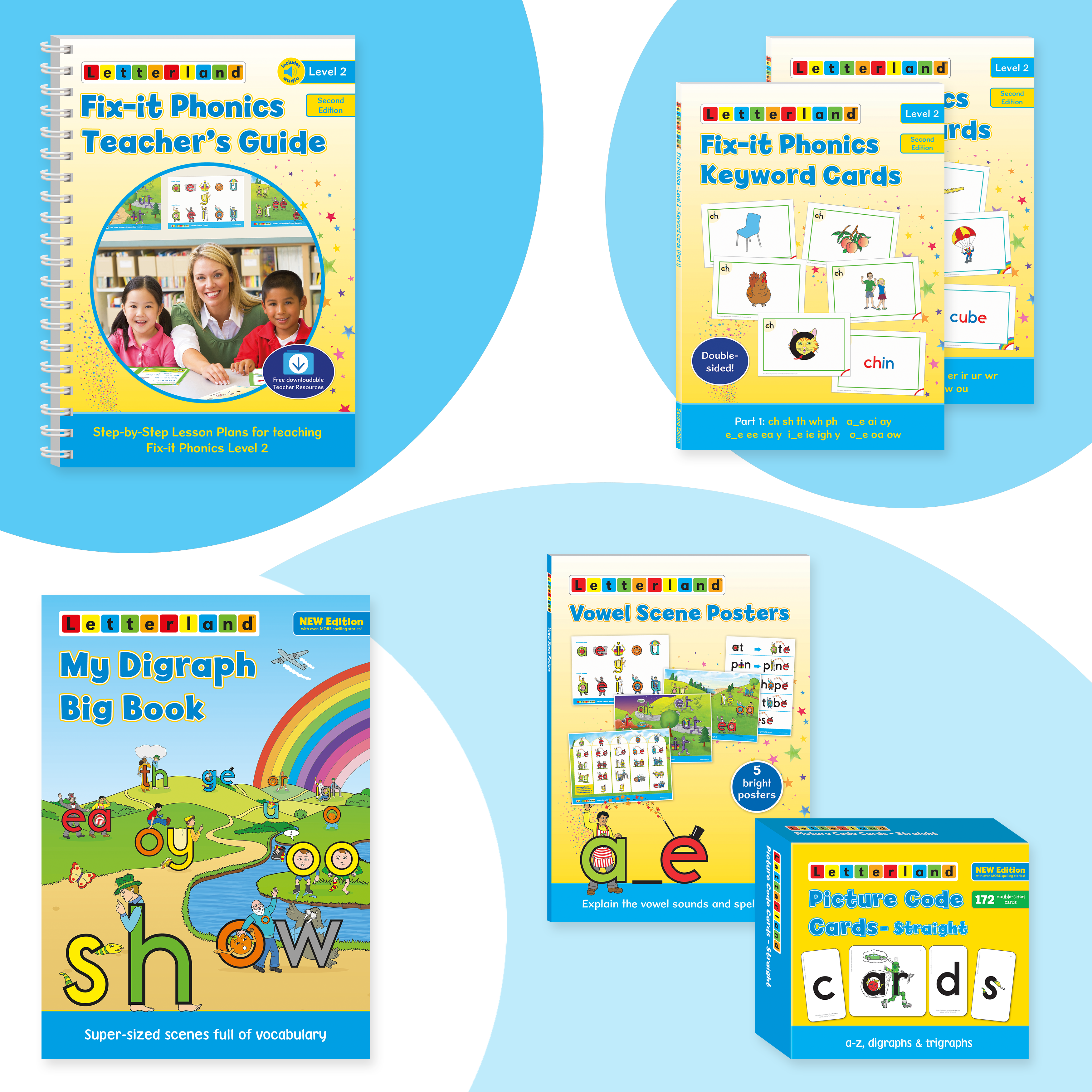 Fix-it Phonics - Level 2 - Teacher's Pack (2nd Edition) – Letterland UK