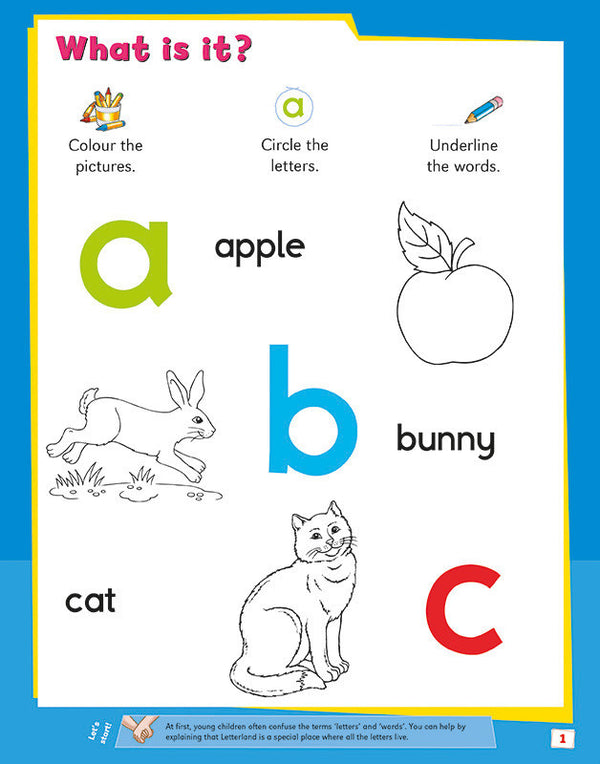 My First Reading Activity Book – Letterland UK