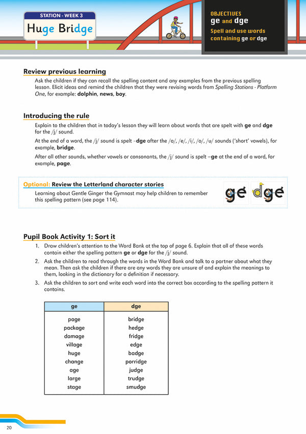 Spelling Stations 2 Teacher's Guide – Letterland UK